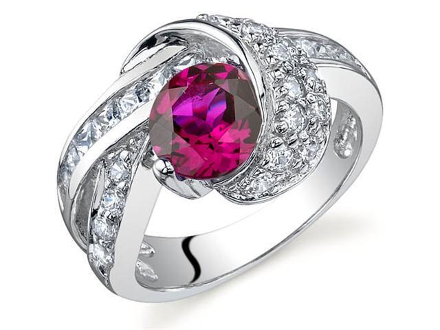 Mystic Divinity 1.75 carats Ruby Ring in Sterling Silver Size 5 ...