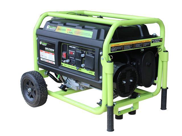 Green-Power America GN5250DW 5250-Watt Propane and Gasoline Powered ...