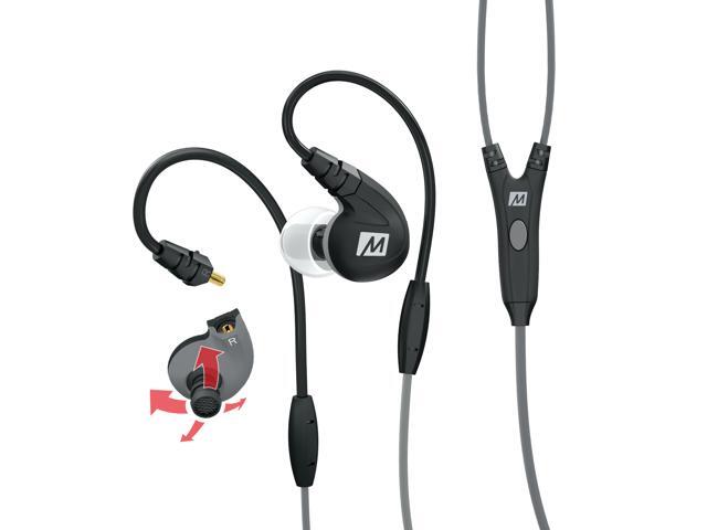 MEE M7P Secure-Fit Sports In-Ear Headphones with Mic, Remote, and ...