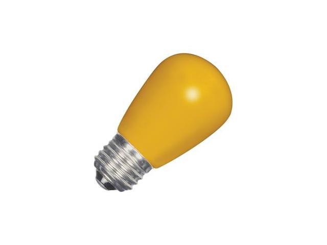 1.4w S14 LED 120v Ceramic Yellow E26 Medium base - Newegg.com