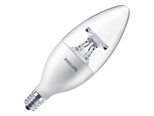 Philips 461871 - 4.5B11/LED/827/E12/DIM 120V Blunt Tip LED Light Bulb - Newegg.com