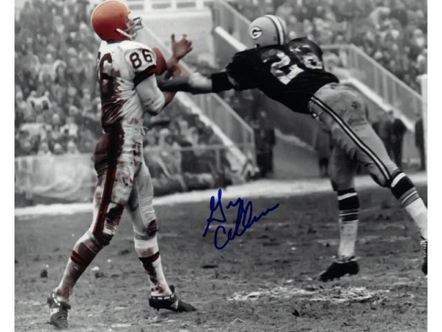 Gary Collins signed Cleveland Browns Spotlight 8x10 Photo (vs Packers ...