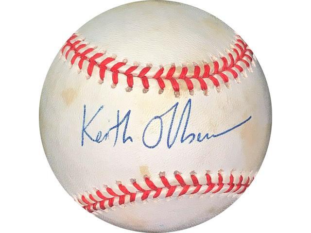 Keith Olbermann signed RONL Rawlings Official National League Baseball ...