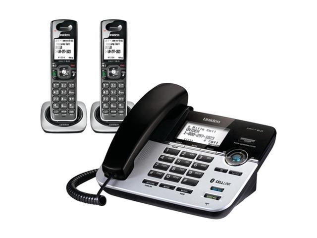 Uniden D3588 2 Dect 6.0 Bluetooth 2 Handset Corded/Cordless Phone ...