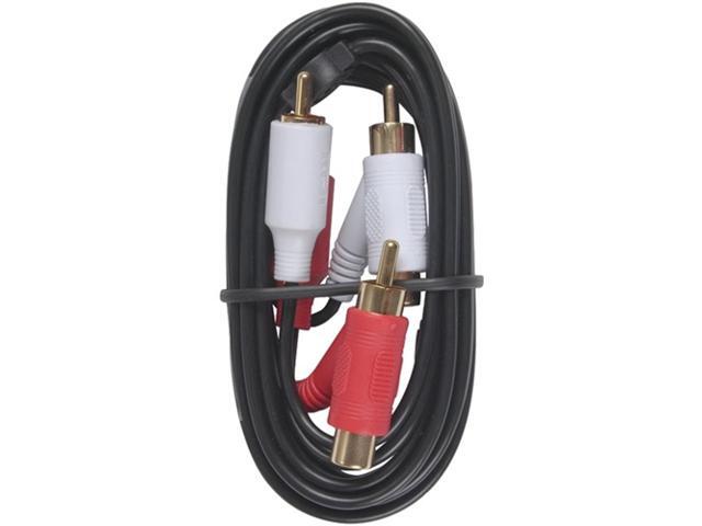 RCA AH96PBN 6 feet Piggyback Stereo Audio Cable - Newegg.com