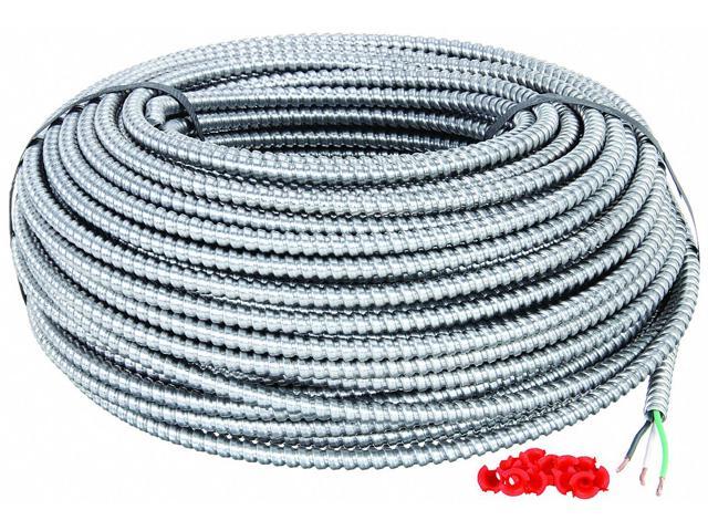 AFC CABLE SYSTEMS 2158S42-00 Metal Clad Building Cable, MC, 12 AWG, 2C ...