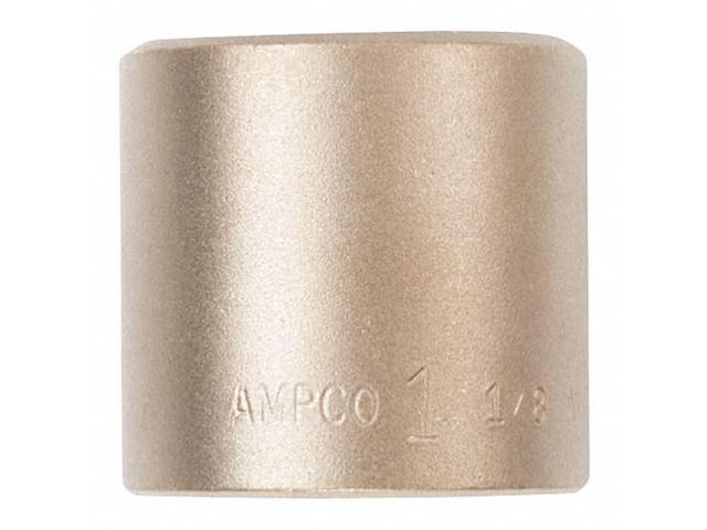 AMPCO SAFETY TOOLS SS-1/2D1-1/2 1/2 in Drive, 1-1/2" SAE, Socket, 6 ...