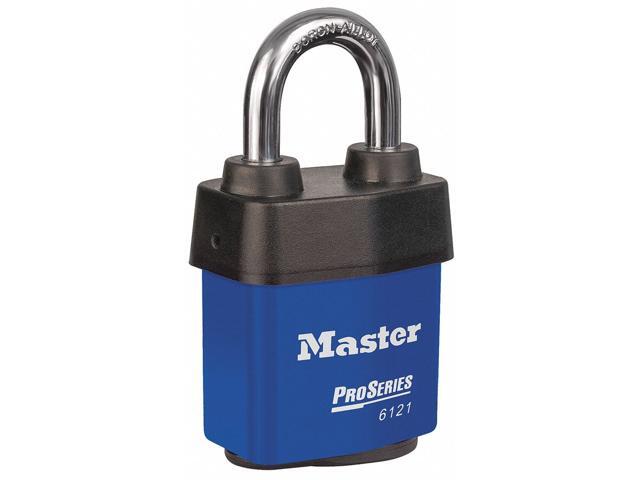 MASTER LOCK 6121KABLU Lockout Padlock,KA,Blue - Newegg.com