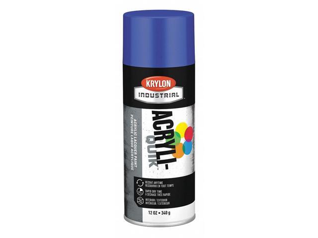 KRYLON INDUSTRIAL K01910A07 Spray Paint, True Blue, Gloss, Solvent, 12 ...