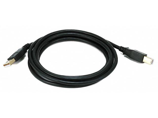 Monoprice USB Type-A to USB Type-B 2.0 Cable - 28/24AWG, Gold Plated ...