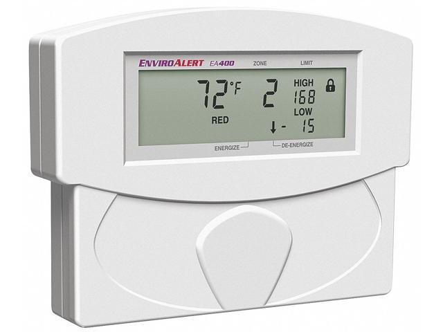 WINLAND ELECTRONICS EA400-24 Temperature Alarm,-30 to 120 deg. F ...