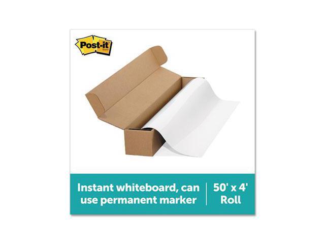 3M Post-it Flex Write Surface 50ft x 4ft White Dry Erase Whiteboard ...