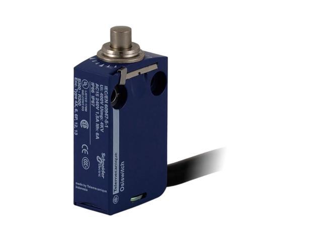 TELEMECANIQUE SENSORS XCMD2110L1 Limit Switch, Plunger, 1NC/1NO, 6A at ...