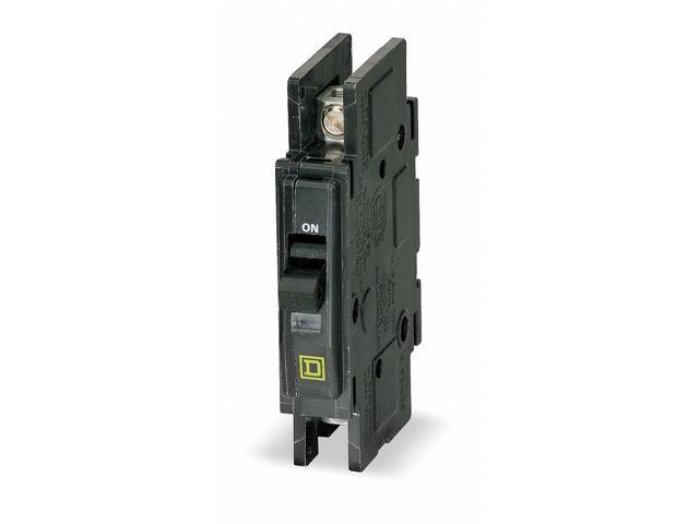 SQUARE D QOU120 Miniature Circuit Breaker, QOU Series, 20A, 1 Pole, 120 ...