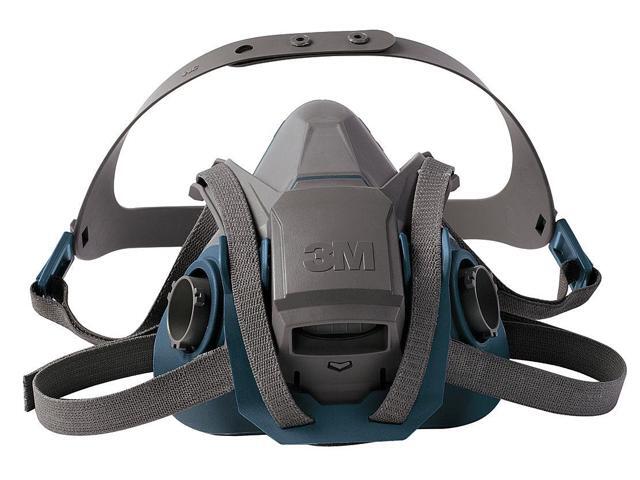 3m 3M Half Mask Respirator, Respirator Connection Type: Bayonet, Mask ...