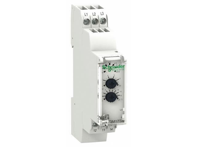 SCHNEIDER ELECTRIC RM17TA00 3 Phase Monitor Relay,SPDT,480VAC,6 Pin ...