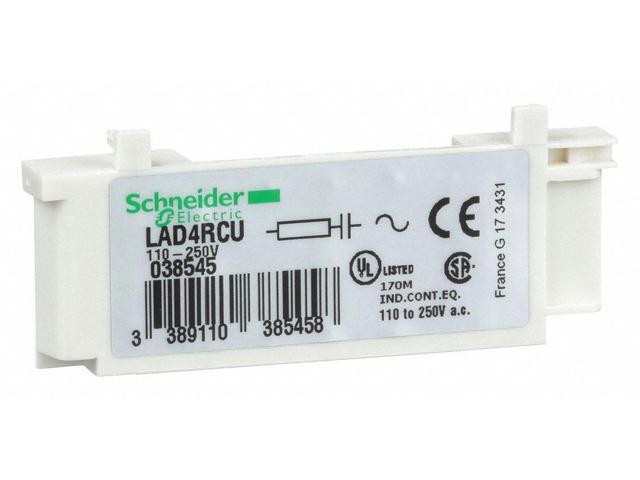 SCHNEIDER ELECTRIC LAD4RCU Rc Transient Suppressor 110 To 250 Vac ...