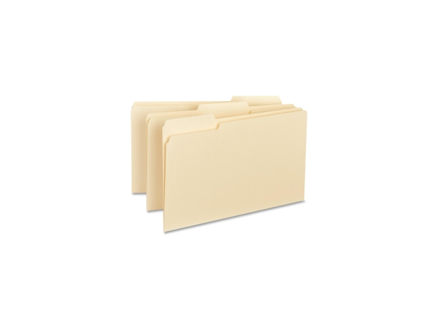 Business Source Interior File Folders 1/3 Cut Assorted Legal 100/BX ...