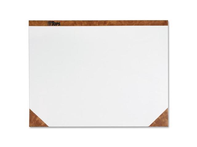 TOPS Plain Paper Desk Pads - Paper - White - Newegg.com