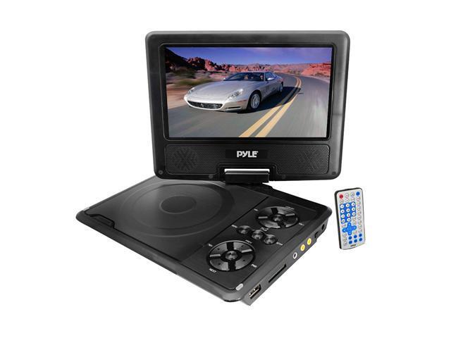 7'' Portable TFT/LCD Monitor w/ Built-In DVD Player MP3/MP4/USB SD Card ...