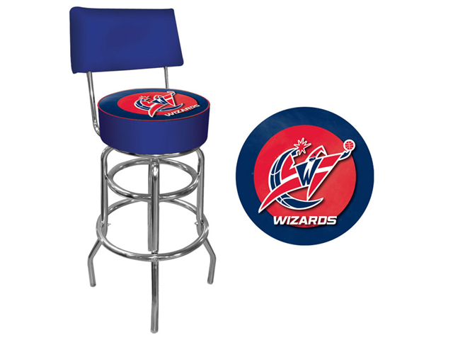 Washington Wizards NBA Padded Swivel Bar Stool with Back - Newegg.com