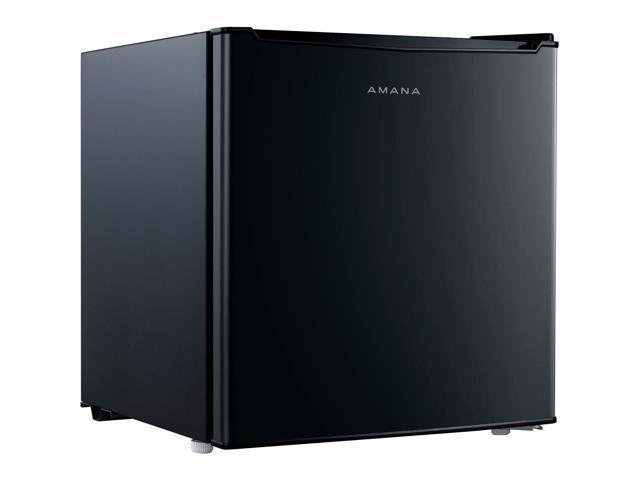 Amana 1.7-Cu. Ft. Single-Door Mini Refrigerator with Half-Width Chiller ...