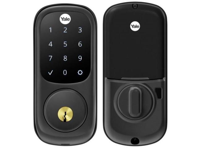 Yale R-YRD226-NR-BSP Assure Lock Black Suede Single Cylinder Deadbolt ...