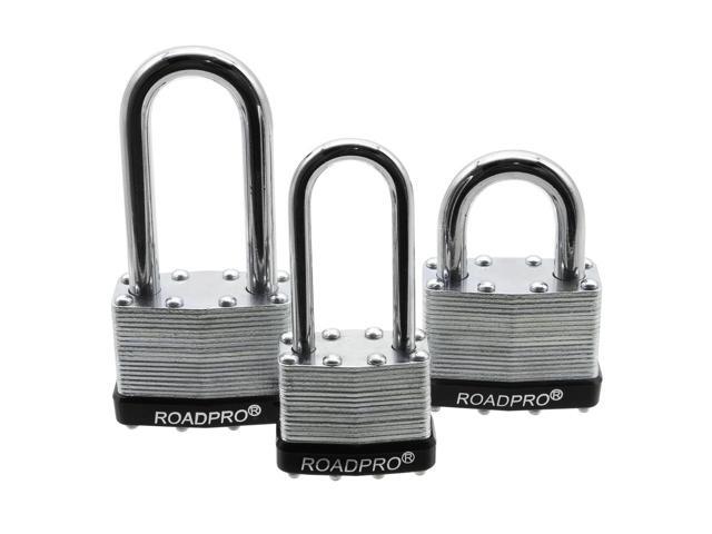 3pc Steel Padlock Set - Newegg.com