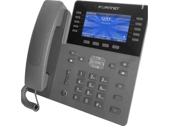 fortinet fortifone 480 - fon-480, high end ip phone with 4.3" color ...