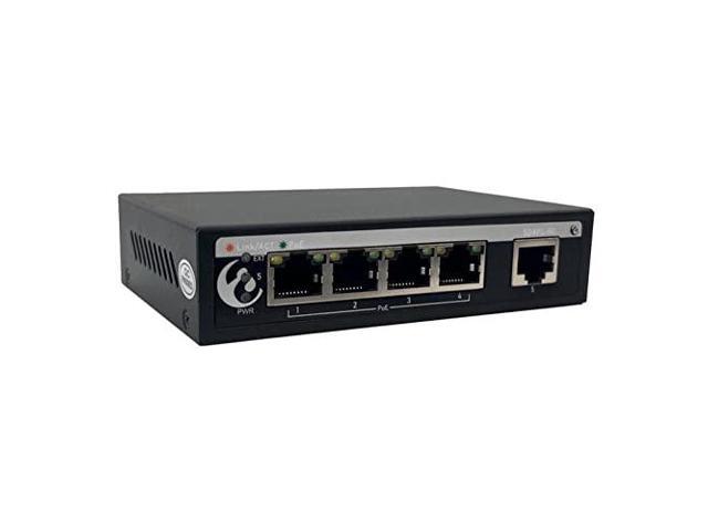 Amer SD4P1-60 Ethernet Switch - 5 Ports - Fast Ethernet - 10/100Base-T ...