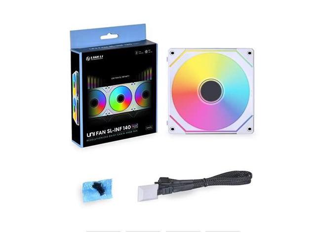 LIAN LI UNI FAN SL INFINITY 140 RGB WHITE ---UF-SLIN140-1W(No ...