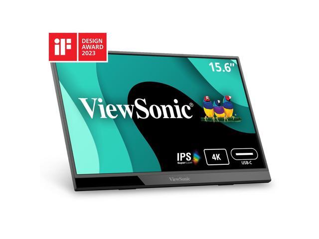 ViewSonic VX1655-4K 15.6 Inch 4K UHD Portable LED IPS Monitor with 2 ...