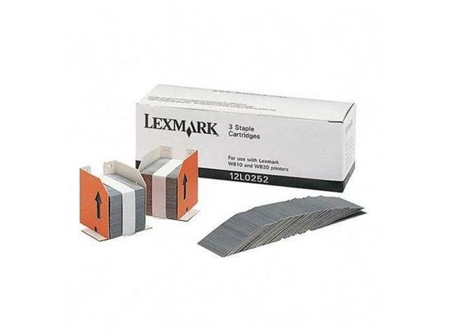 LEXMARK 12L0252 Staple Cartridges for Lexmark W810, 820, and 830 ...