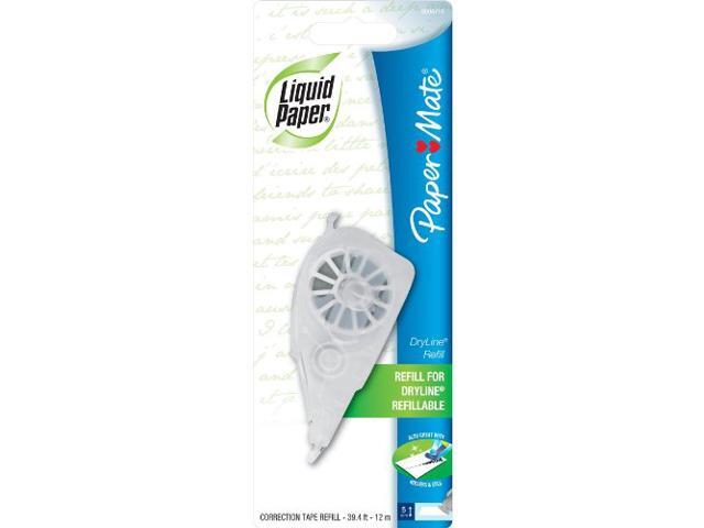 Paper Mate Liquid Paper 8004715 DryLine Correction Tape Refill, 1/6" x ...