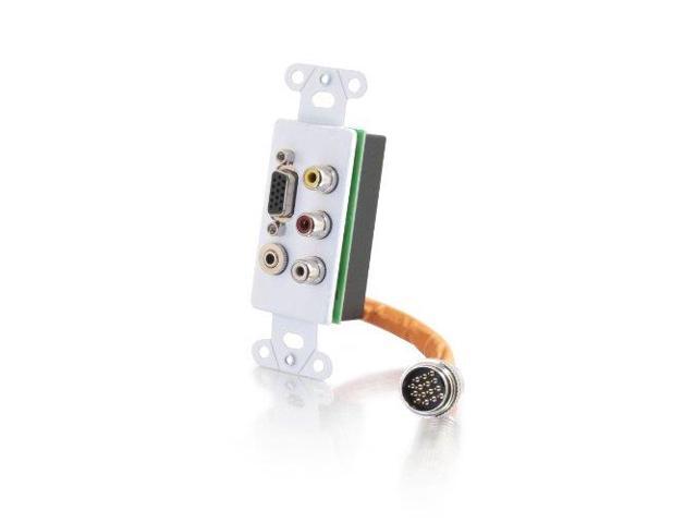 C2G 60022 Rapidrun Integrated VGA (HD15) + 3.5mm + Composite Video ...