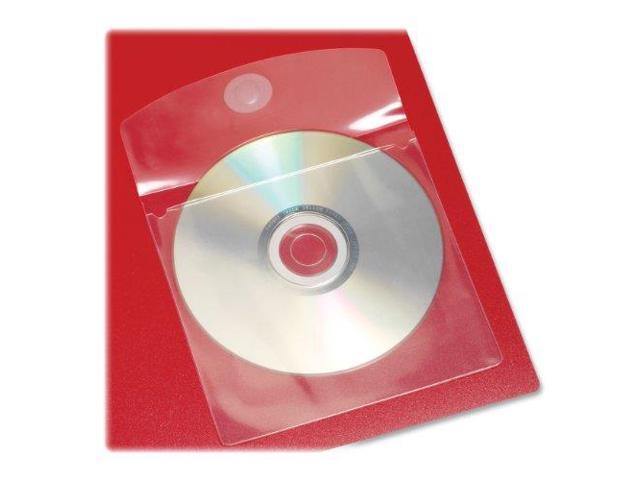 Cardinal CD Disk Pockets Self-Adhesive 5"x5" 10/Pack Clear 21845 ...