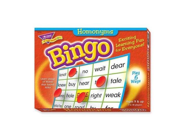 Trend Homonyms Bingo Game - Newegg.com