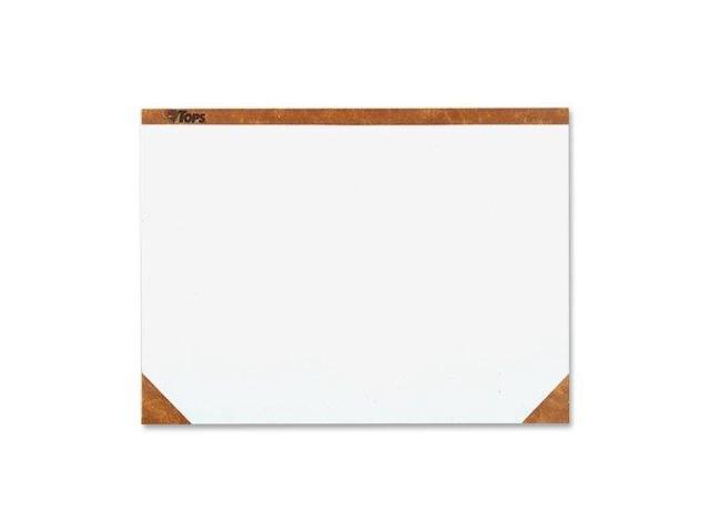 TOPS Plain Paper Desk Pads - Paper - White - Newegg.com