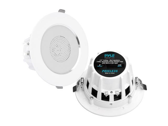 Pyle PDICLE35 140 W RMS Speaker - 2-way - 2 Pack - Newegg.com
