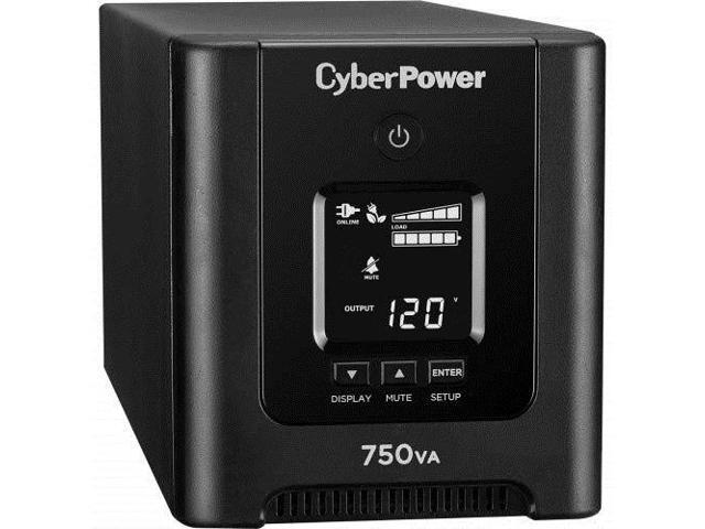 CyberPower PFC Sinewave OR750PFCLCD 750VA Mini-tower UPS - Mini-tower ...