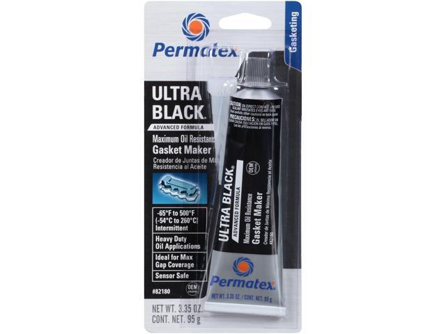 Permatex 230-82180 Ultra Black Max Oil Resistant Gasket Maker 3.35 ...