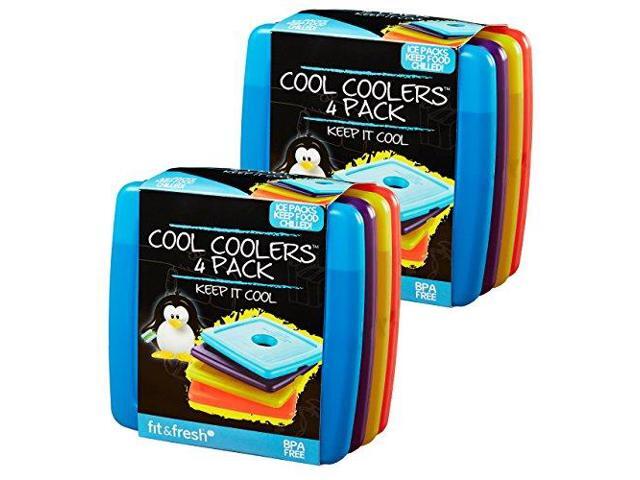 Fit & Fresh 8 Pk Cool Coolers Multicolor Ice Pack - Newegg.com