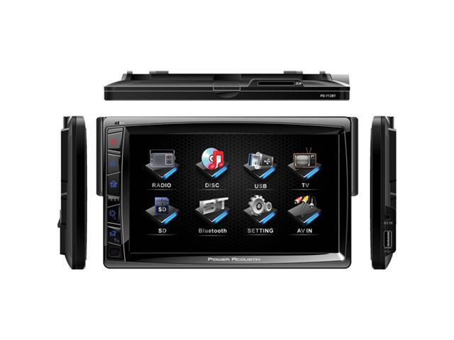 Power Acoustik PD-712 Single Din Multimedia Unit w/ Motorized ...
