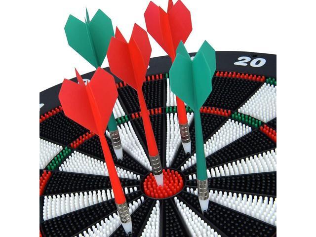 8 PCS Safe Plastic Dart Board Soft Tips 16.4'' Kids Indoor Game Toy ...