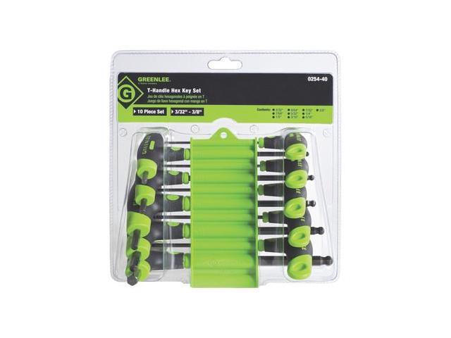 Greenlee 52041113 10-Piece T-Handle Hex Key Driver Set - Newegg.com