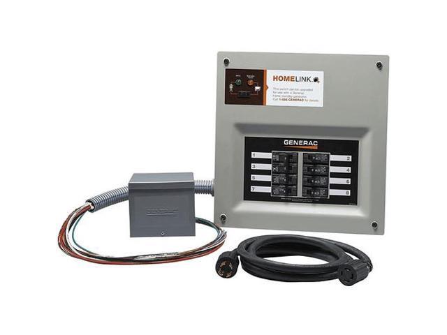 Generac 30 Amp indoor transfer switch kit for 8-10 circuit Model# 6853 - Newegg.com