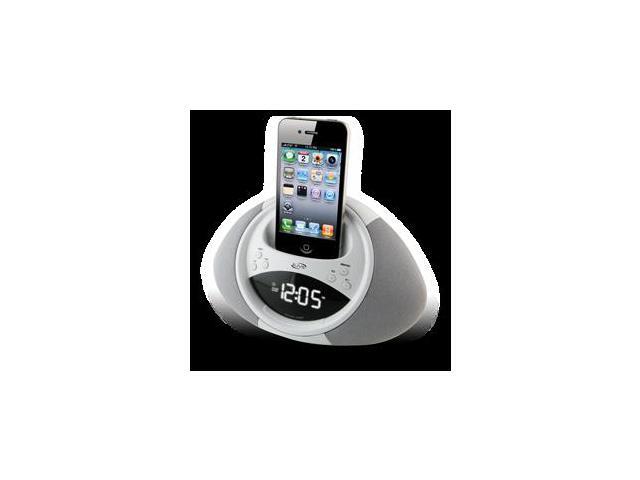 iLive White Dual Alarm Clock Radio for iPod and iPhone ICP122W - Newegg.com