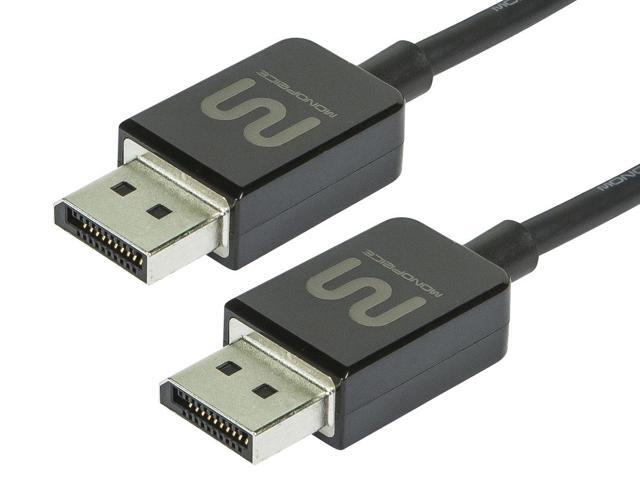 6ft Premium DisplayPort 1.2 Male to Male Cable - Black (10582) - Newegg.com