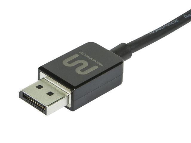 6ft Premium DisplayPort 1.2 Male to Male Cable - Black (10582) - Newegg.com