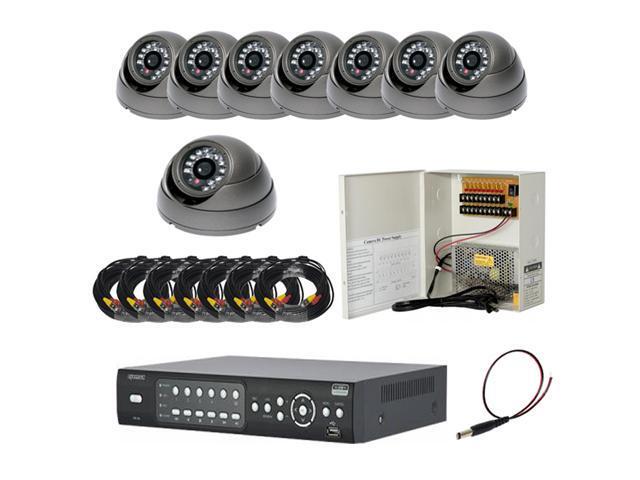 8CH DVR Package - H.264 High Quality DVR and 8 of 620TVL Ultra High ...